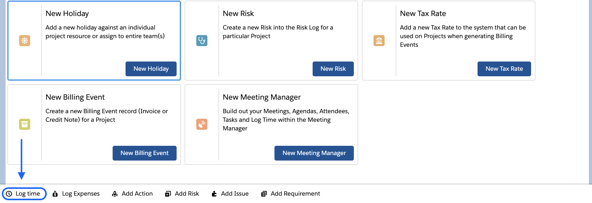 Start/Stop Time Tracking for Time Logs