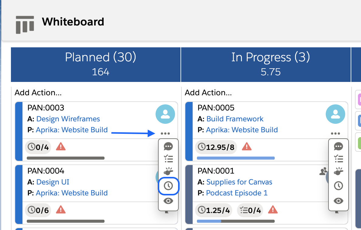 Start/Stop Time Tracking for Time Logs